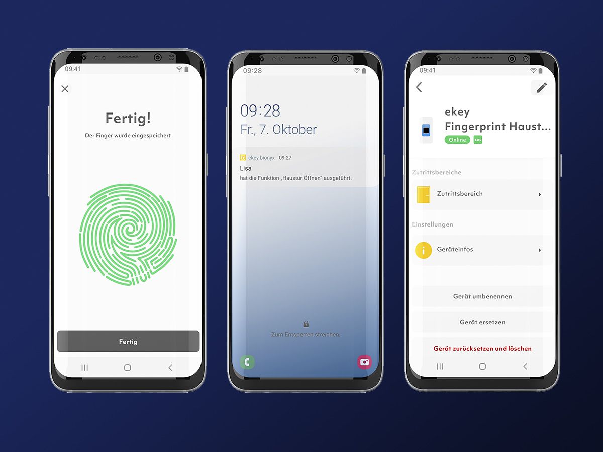 ekey sLine, xLine – mit Flächensensor - René Koch AG